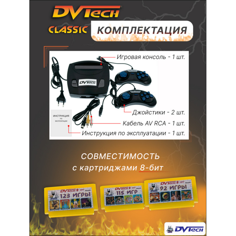 Купить игровую приставку DVTech Classic 255 игр в интернет-магазине ...